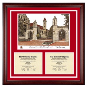 Indiana University – IU Bloomington Hoosiers - Diploma Artworks