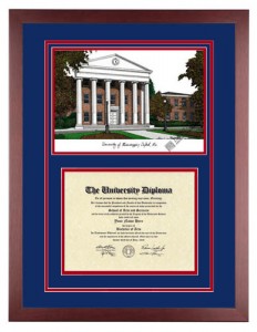 University of Mississippi – Ole Miss Rebels - Diploma Artworks