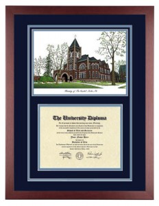 University of New Hampshire – UNH Wildcats - Diploma Artworks