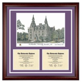 Northwestern University – NU Wildcats - Diploma Artworks
