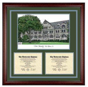 Tulane University – TU Green Wave - Diploma Artworks