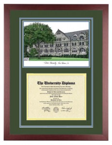 Tulane University – TU Green Wave - Diploma Artworks